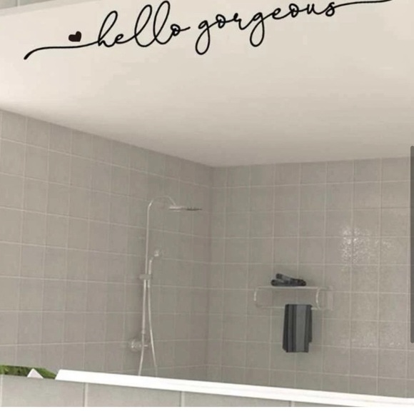 Wall Decor | Hello Gorgeous Wall Decal | Poshmark